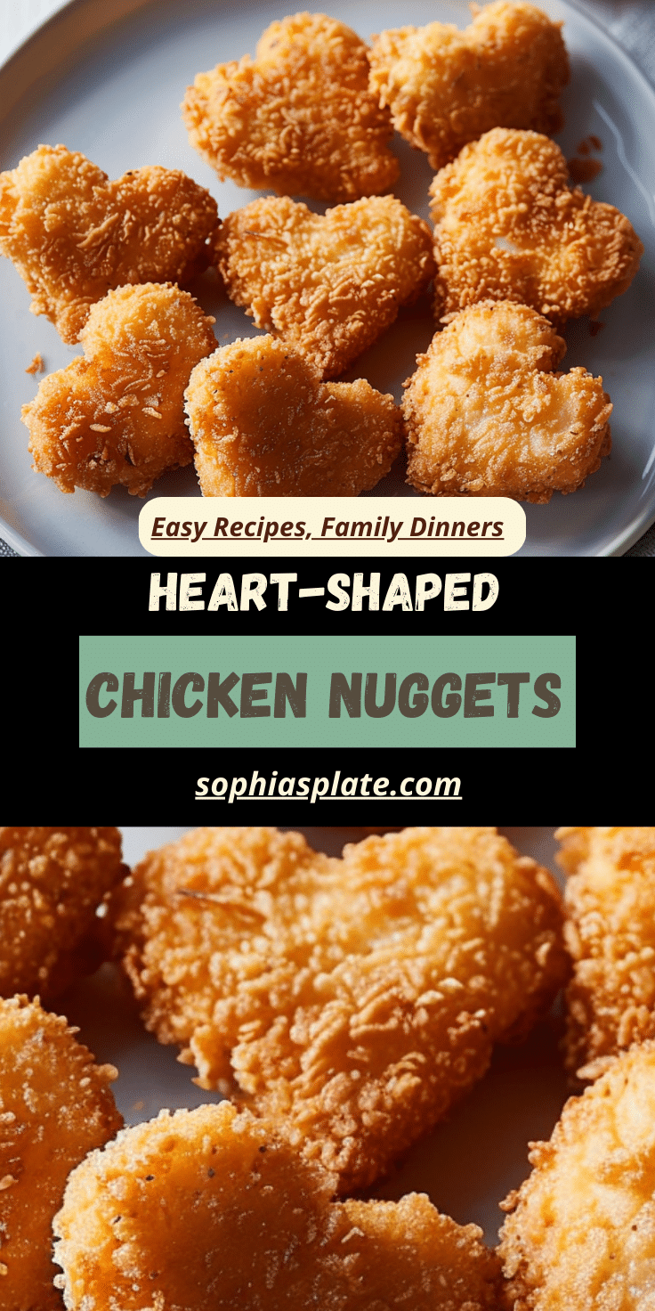 Heart-Shaped Chicken Nuggets | Sophia's Plate