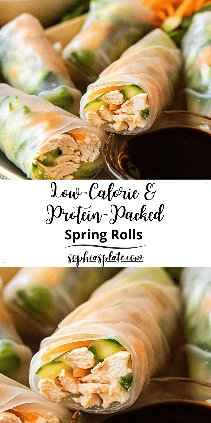 Chicken Spring Rolls | Sophia's Plate