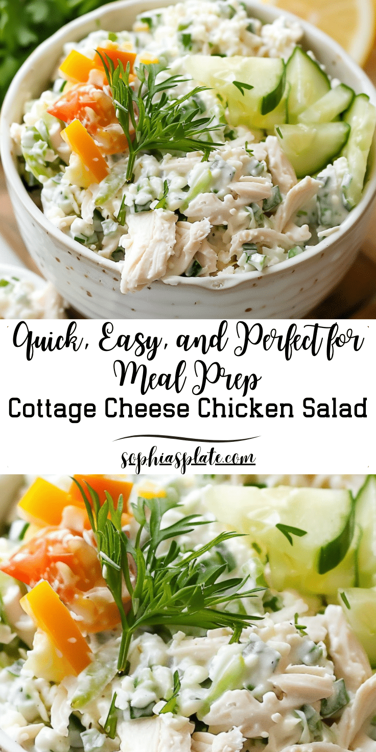 Cottage Cheese Chicken Salad | Sophia's Plate