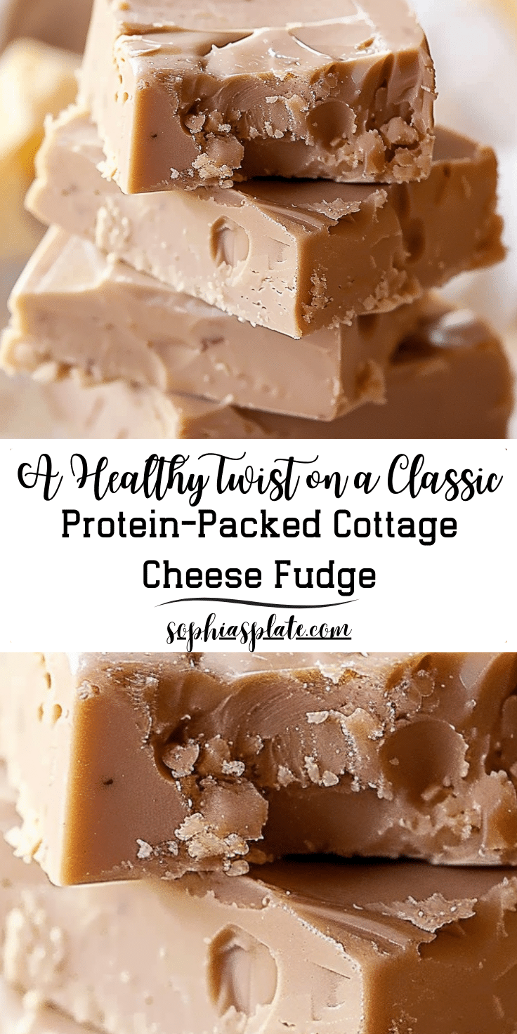 Cottage Cheese Fudge | Sophia's Plate