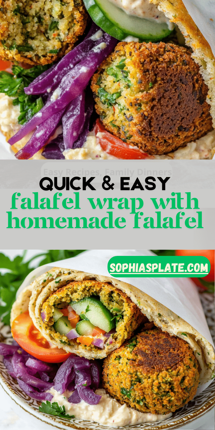 Falafel Wrap | Sophia's Plate